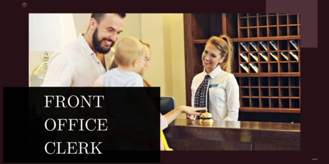 Front Office Clerk jobs for Dubai
